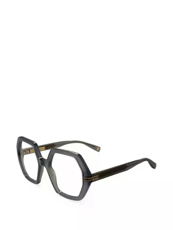 Marc Jacobs Geometric Frame Eyeglasses - Grey