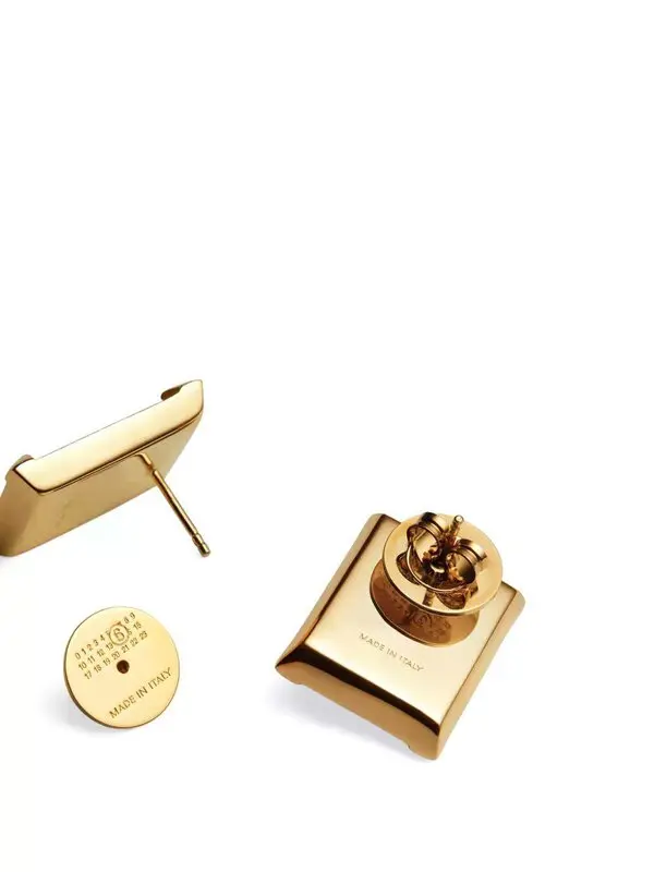 MAISON MARGIELA Rectangular Stud Earrings
