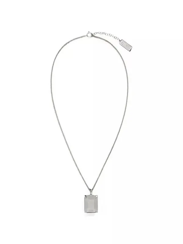 MAISON MARGIELA Prong-set Pendant Necklace - Silver