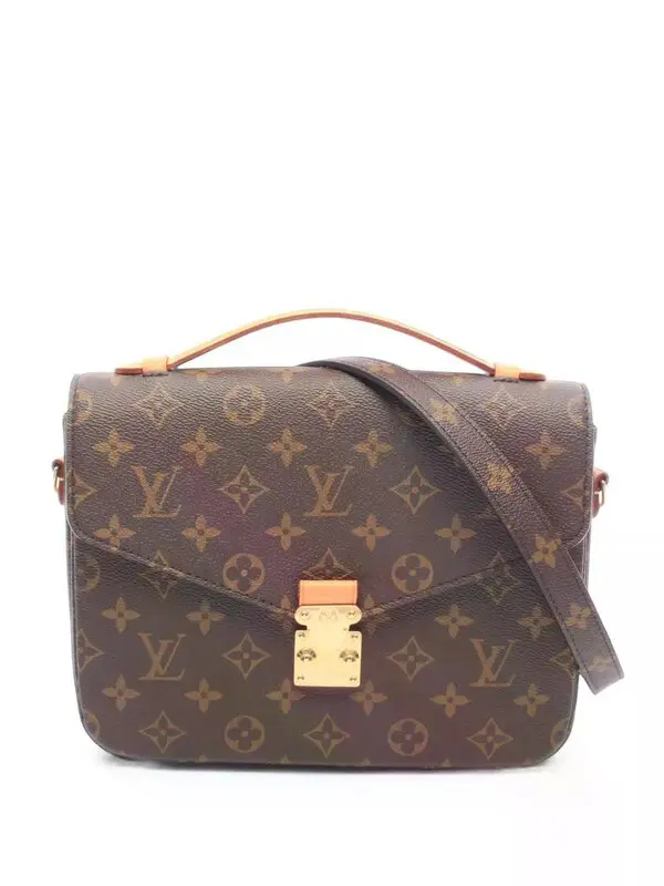 LOUIS VUITTON Monogram Pochette Metis - Brown