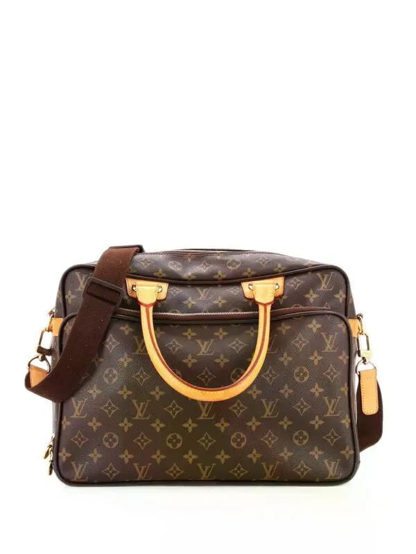 LOUIS VUITTON Icare Laptop Bag Monogram Canvas Business Bag - Brown