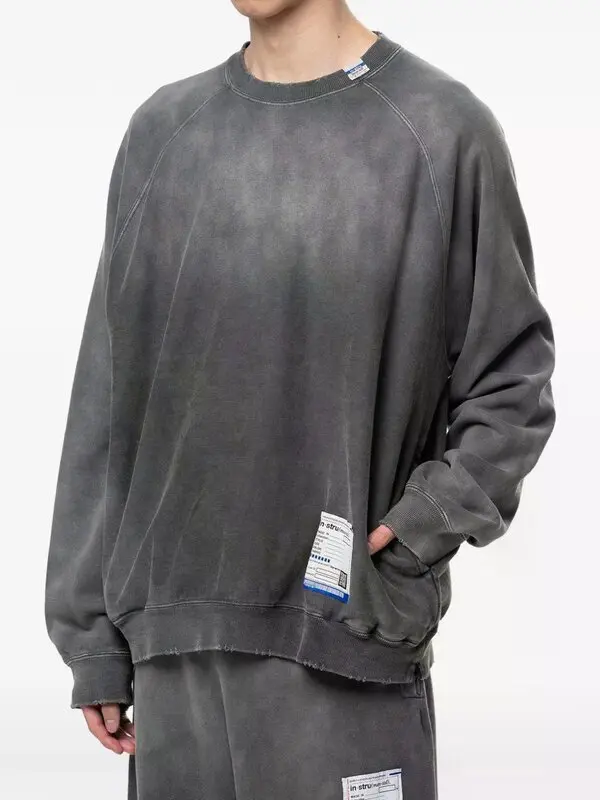 Mihara Yasuhiro Sun-faded Like Distressed Sweatshirt