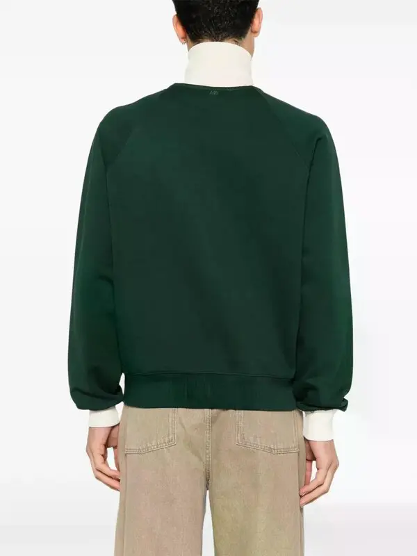 AMI Paris De Coeur Zip-up Sweater