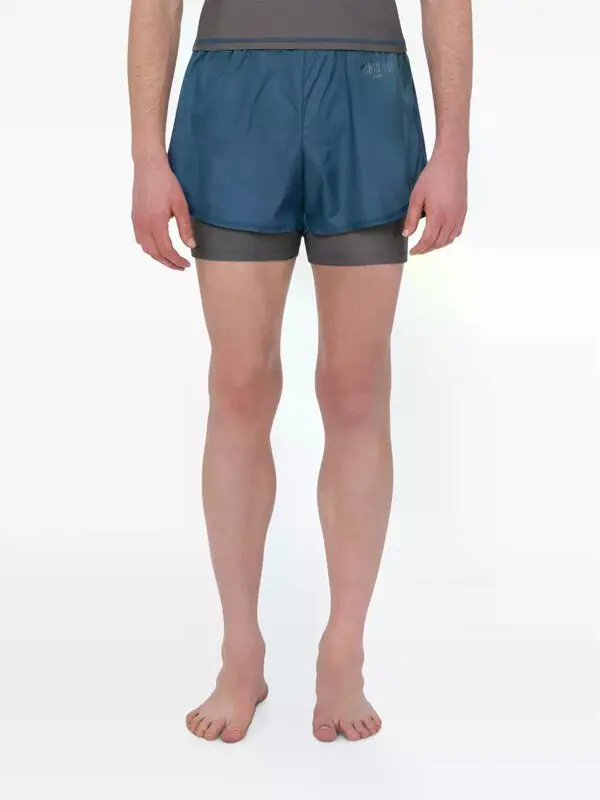 Moschino Logo-print Layered Shorts