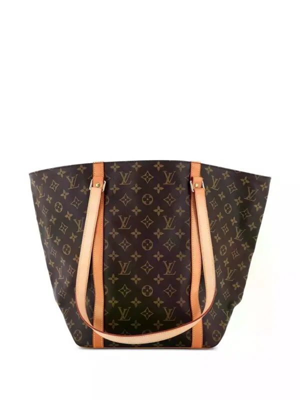 LOUIS VUITTON Monogram Canvas Mm Tote Bag - Brown
