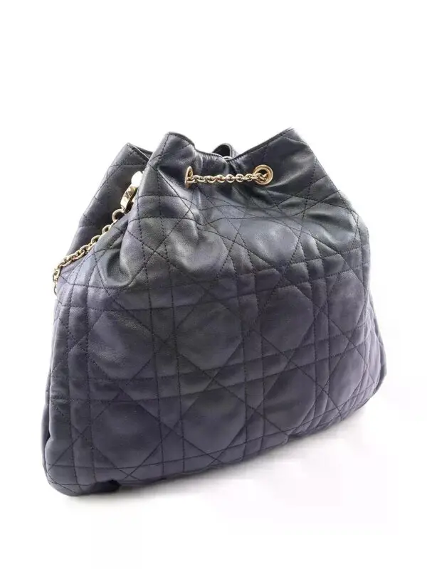 Dior 2010s Ami Cannage Bucket Bag