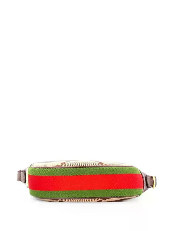 Gucci Ophidia Half Moon Bag Jumbo Gg Canvas Mini Hobo Bag