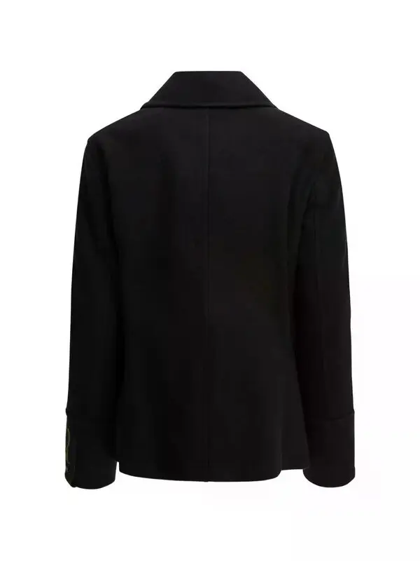 SEALUP Double-breasted Coat - Black