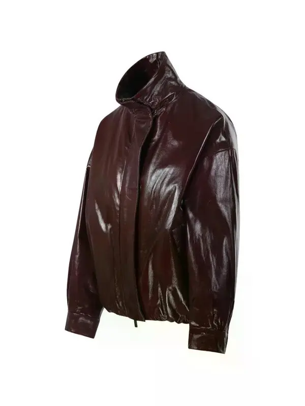 SALVATORE SANTORO High-neck Elasticated-hem Jacket