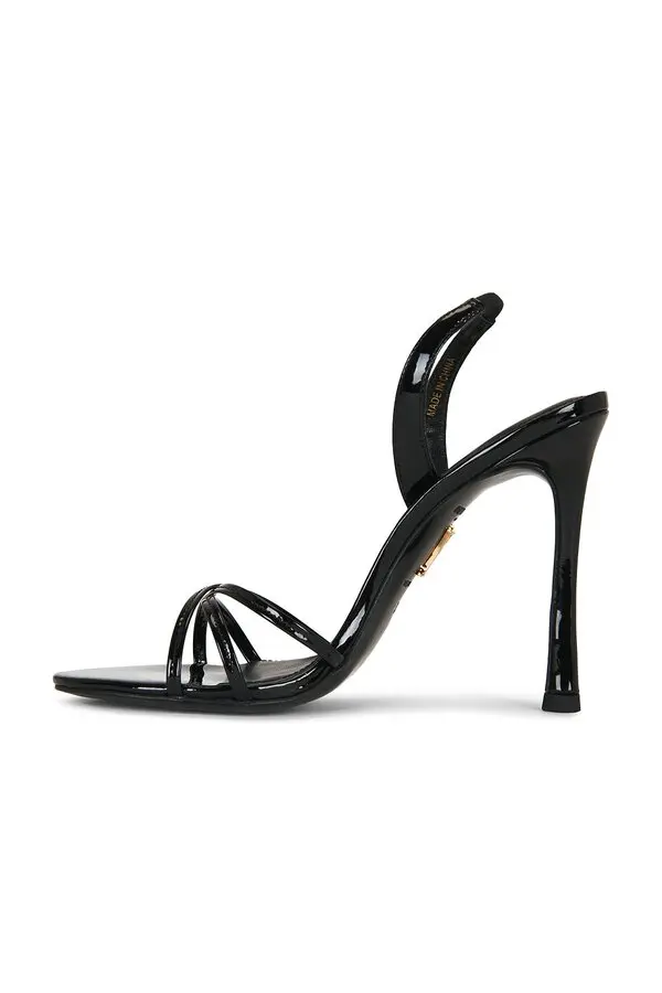 Retrofete Anabel Patent Leather Stiletto Sandals - Black