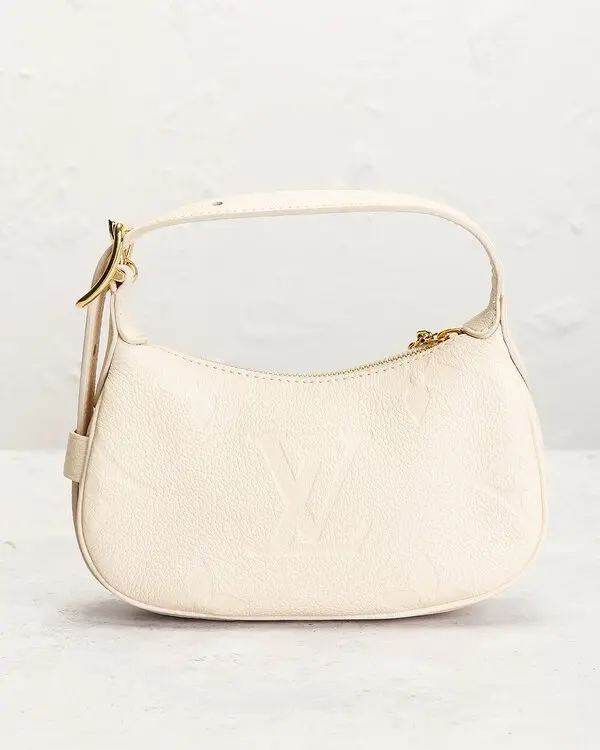 FWRD RENEW Louis Vuitton Empreinte Giant Monogram Mini Moon Shoulder Bag
