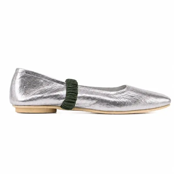ATHENARA BY MARCELA HERNANDEZ Cleo Square Toe Ballet Flats