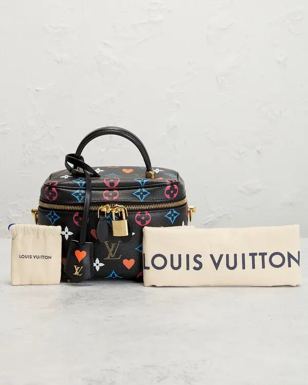 FWRD RENEW Louis Vuitton Limited Edition Game On Monogram Vanity Pm Handbag