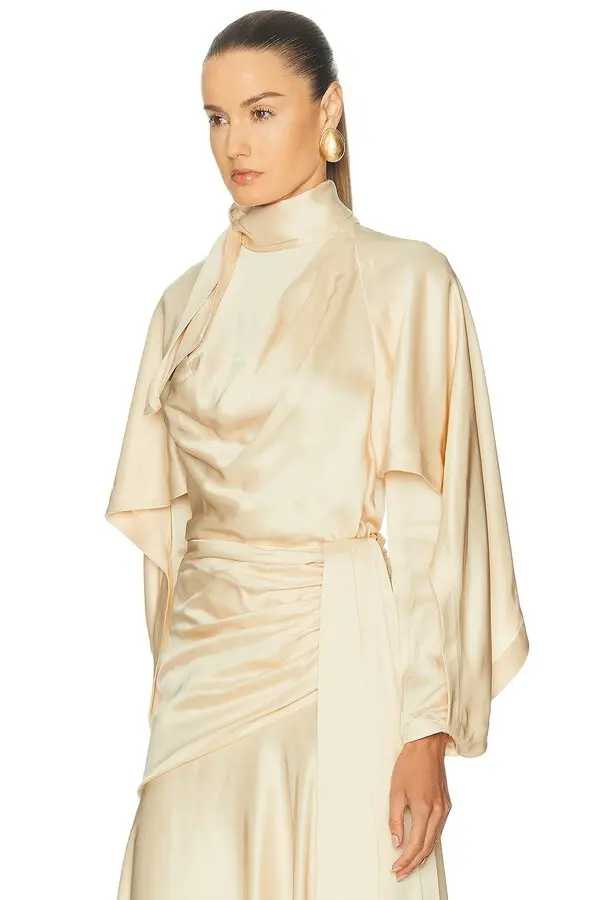 Zimmermann Ascent Draped Blouse