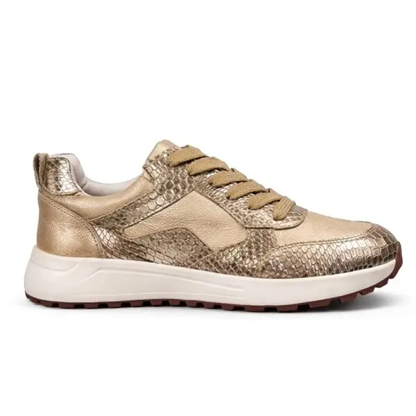 ATHENARA BY MARCELA HERNANDEZ London" Metallic Snakeskin Sneakers