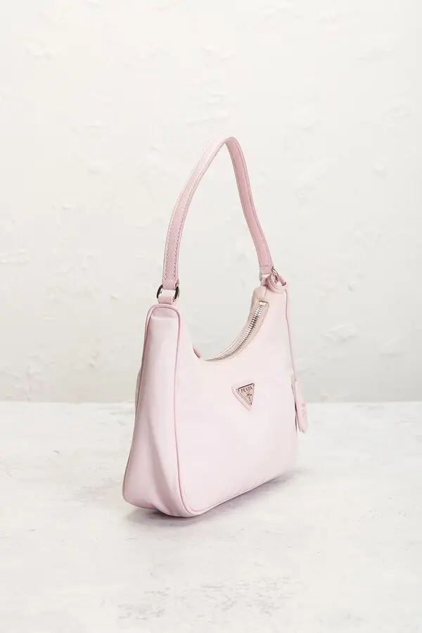 Prada Renew Re-edition Re-nylon Shoulder Bag - Alabaster