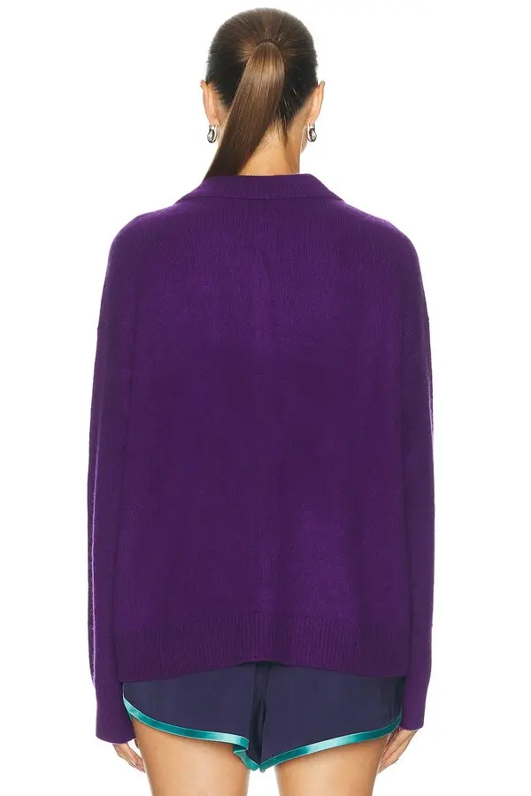 Staud Cameron Cashmere Cardigan - Cosmos