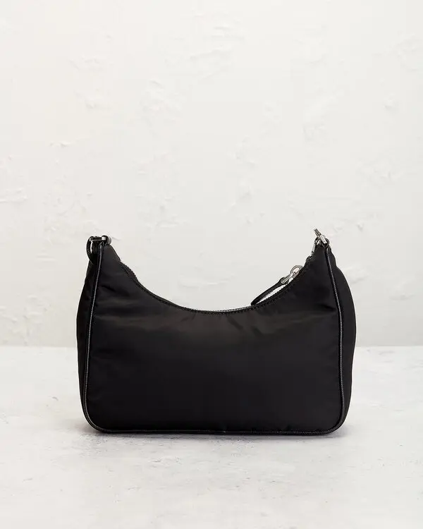 FWRD RENEW Prada Re-edition 2005 Re-nylon Shoulder Bag - Black