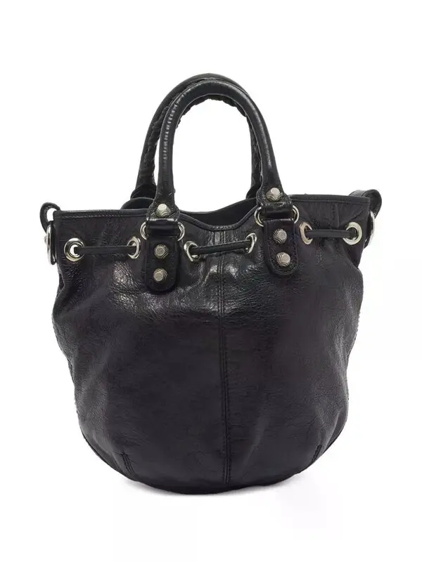 Balenciaga Mini Pompon Bucket Bag