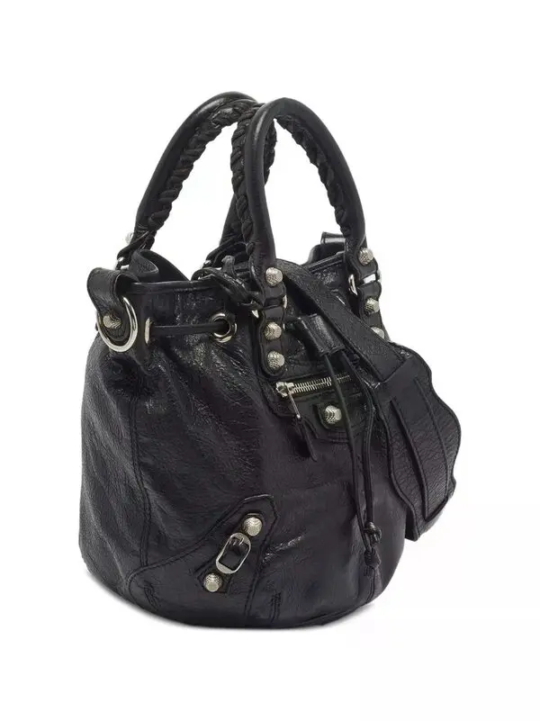Balenciaga Mini Pompon Bucket Bag