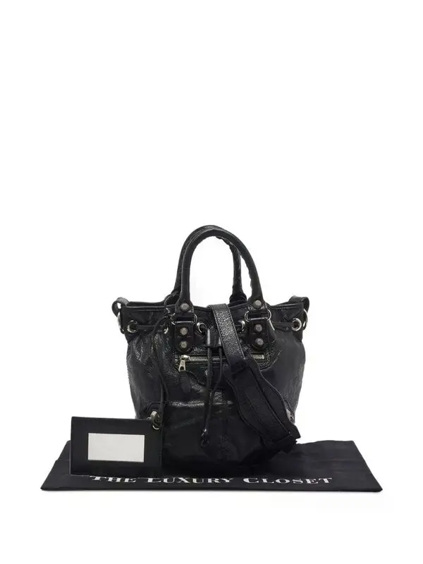 Balenciaga Mini Pompon Bucket Bag