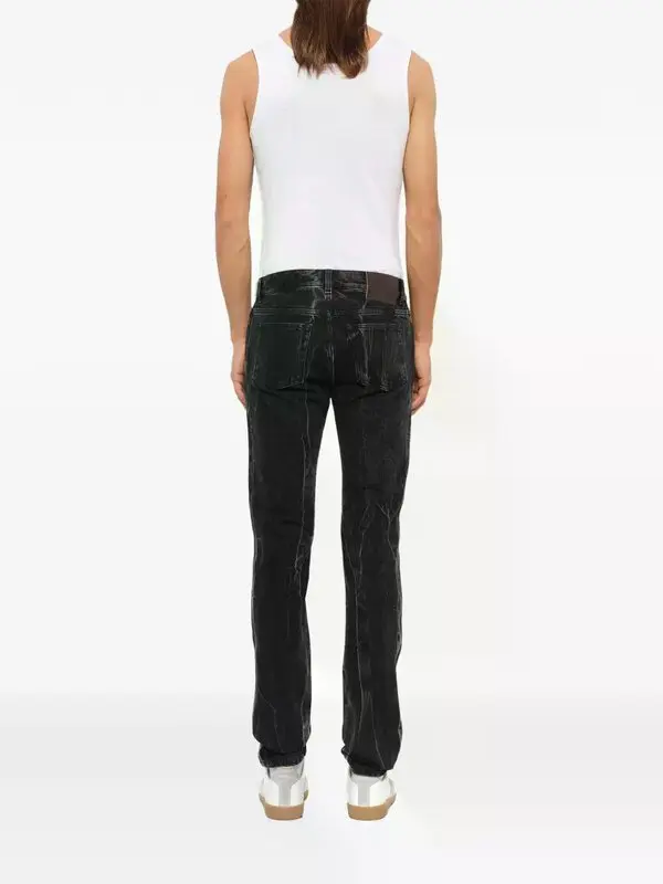 Givenchy Lightning-bolt-embroidery Jeans