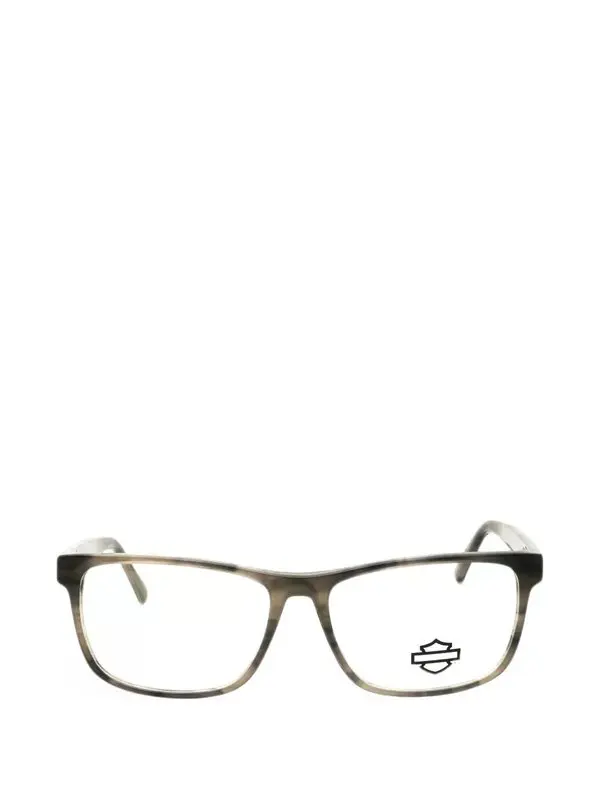 HARLEY-DAVIDSON Geometric Frame Eyeglasses