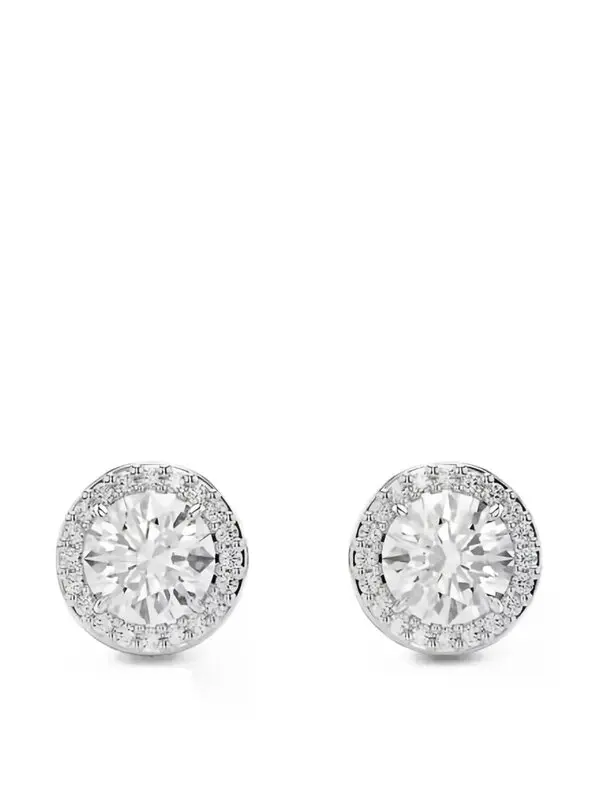 SWAROVSKI Angelic Halo Crystal Earrings - Silver