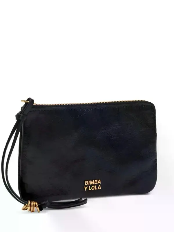 Bimba Y Lola Large Leather Purse - Black