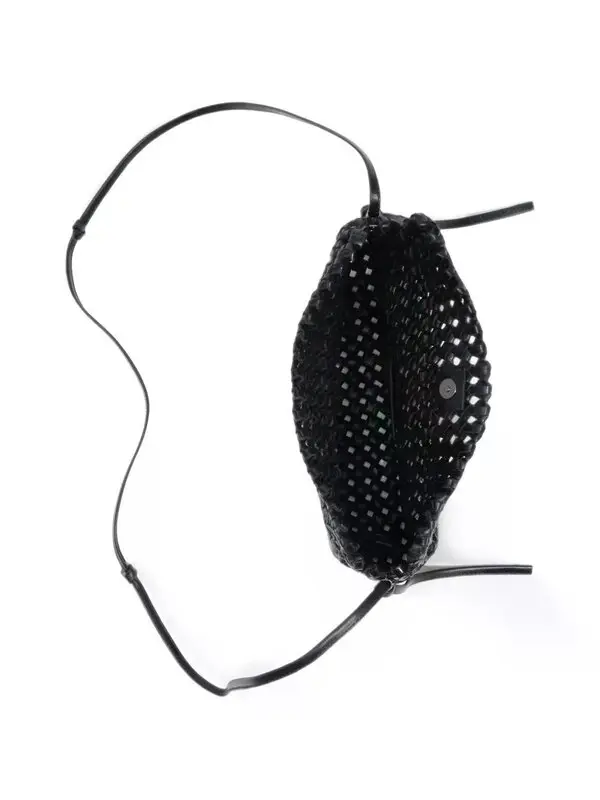 Bimba Y Lola Small Plaited Leather Crossbody Bag