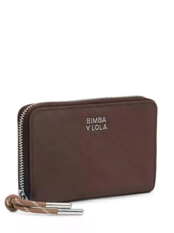 Bimba Y Lola Medium Nylon Mocha Wallet - Brown