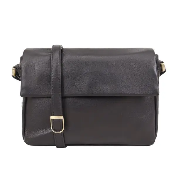LLOYD BAKER Gulmarg Leather Flap-over Crossbody Bag