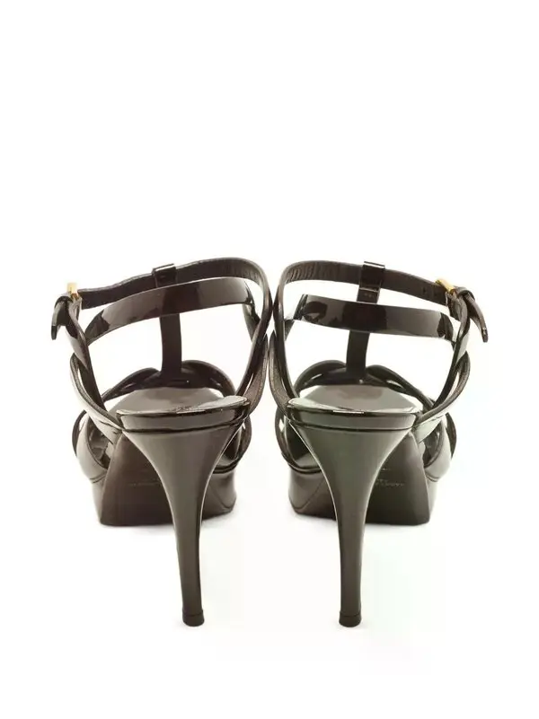 Saint Laurent Tribute Patent Leather Sandals