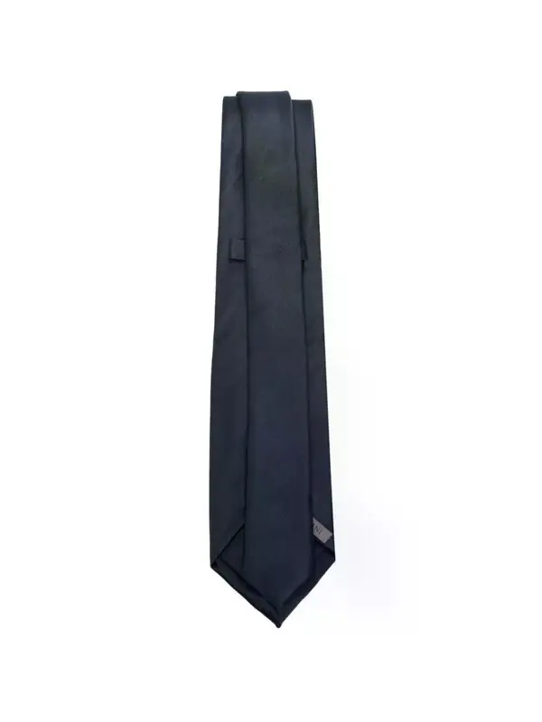 Corneliani Pointed-tip Neck Tie - Blue