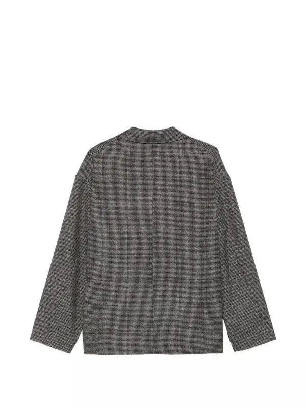 NINE:INTHE:MORNING Houndstooth-pattern Notch-lapels Jacket