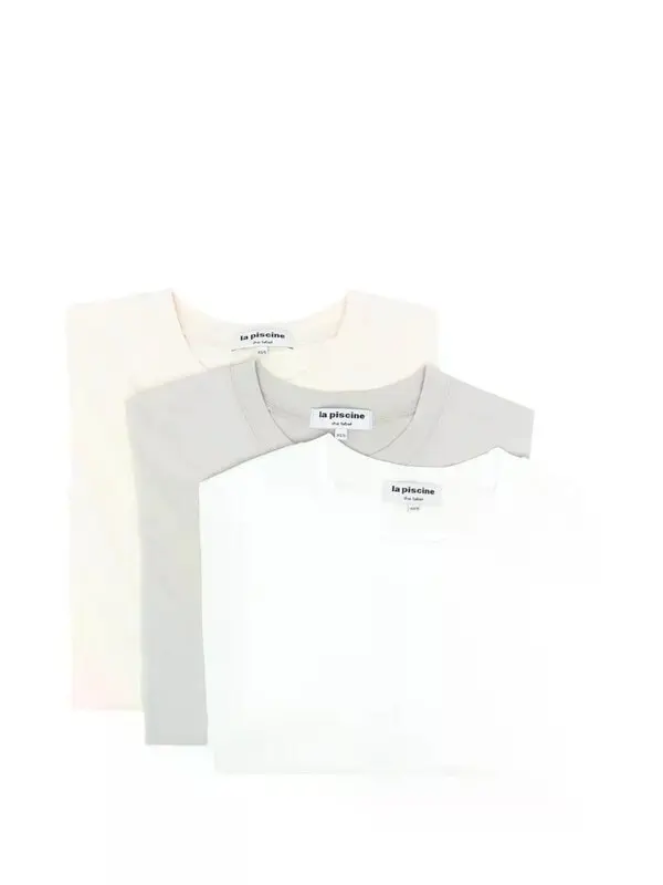 LA PISCINE Layered Long-sleeve T-shirt Set - White