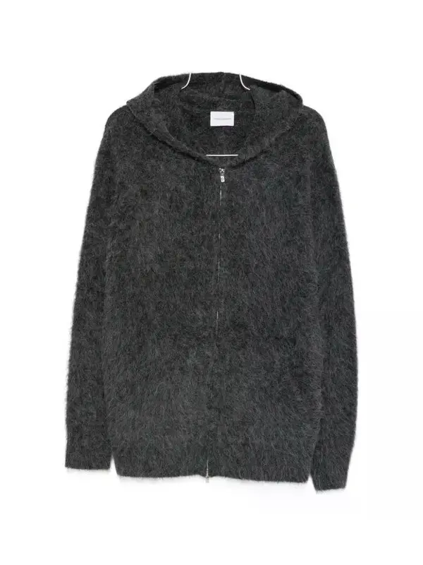 7 For All Mankind Brushed-finish Hooded Jacket - Grey