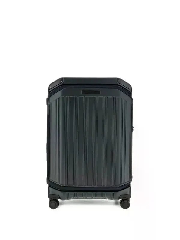 PIQUADRO Ridged Four-wheel Suitcase - Blue
