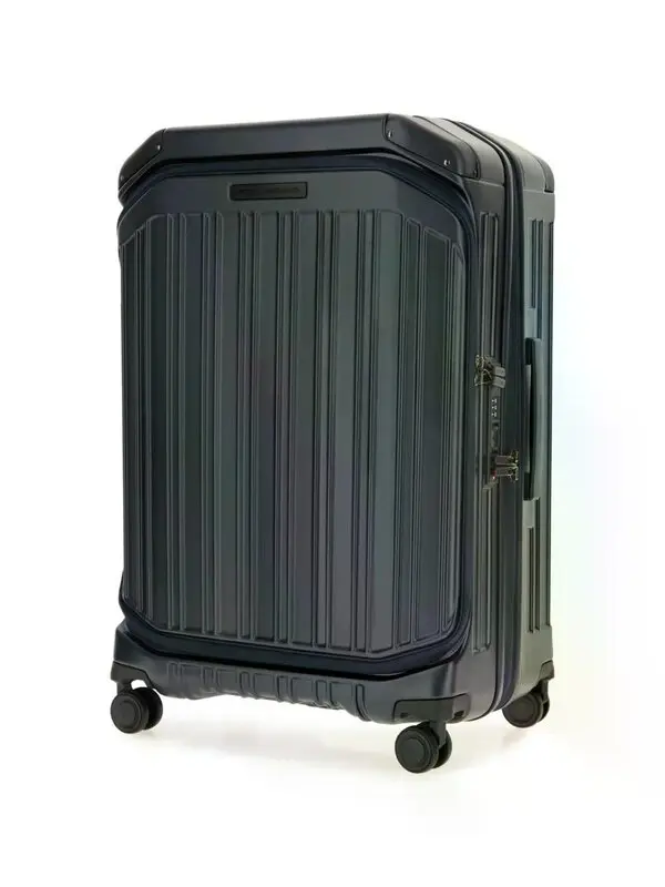 PIQUADRO Large Textured Suitcase