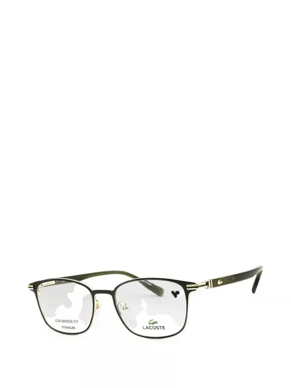 Lacoste Titanium Rectangle Frame Eyeglasses