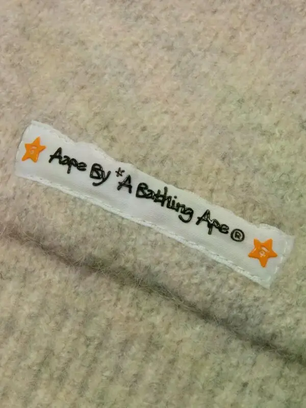 AAPE BY *A BATHING APE Logo-intarsia Zip-up Hoodie