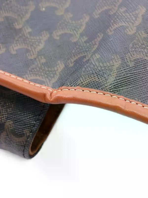 Celine 2010s Medium Triomphe Folco Shoulder Bag