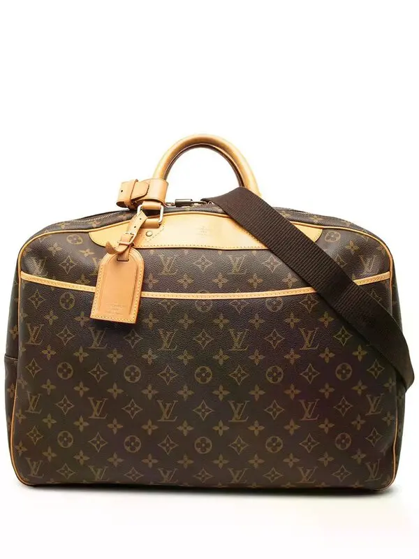 LOUIS VUITTON 1999 Monogram Alize 24 Heures Travel Bag - Brown