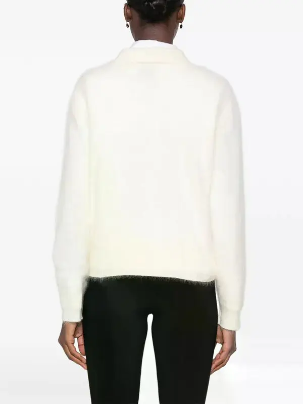 IVORY PARIS Noemi Button-up Sweater - Neutrals