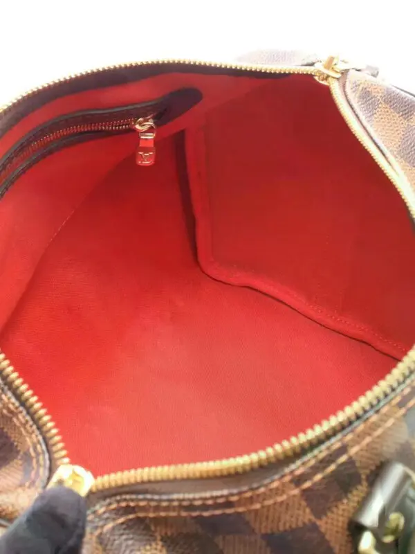 LOUIS VUITTON Damier Ebene Speedy Bandouliere 30 Satchel