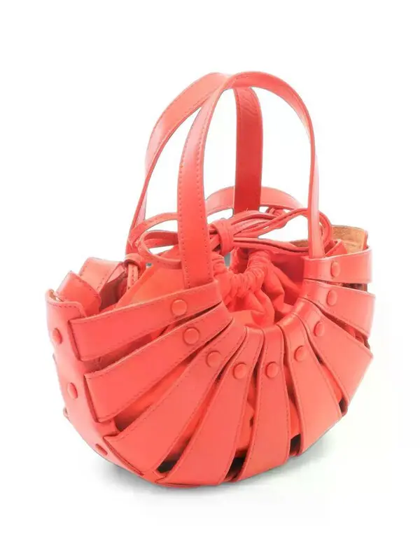 Bottega Veneta 2010s The Shell Tote Bag - Red