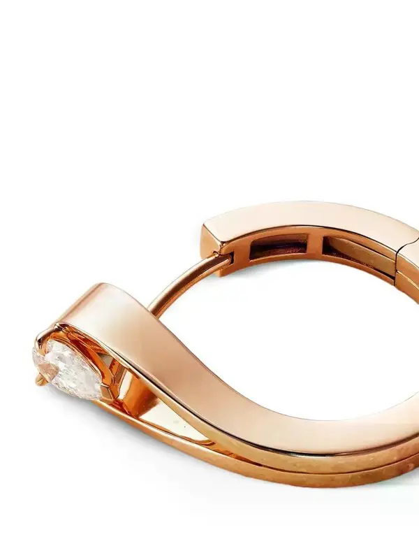 REPOSSI Serti Diamond Earring - Pink