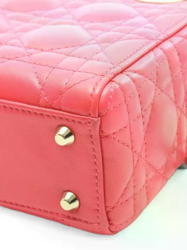 Dior 2010s Mini Cannage Lady Handbag