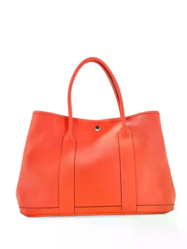 Hermès Garden Party Leather 36 Tote Bag - Red