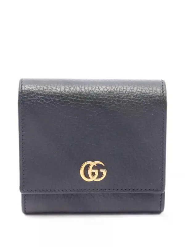 Gucci 2010s Gg Marmont Bi-fold Wallet - Black